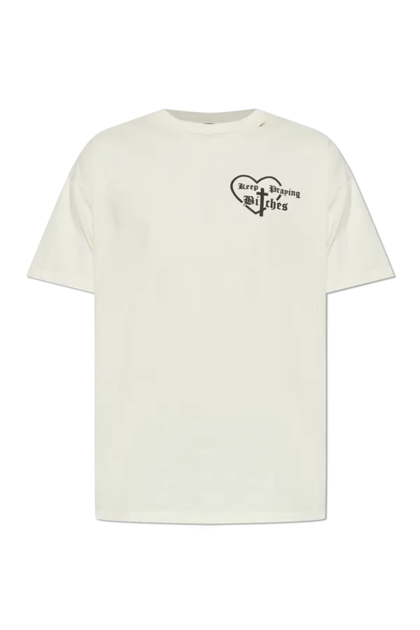 WILLY CHAVARRIA T-shirt With Print - Cream