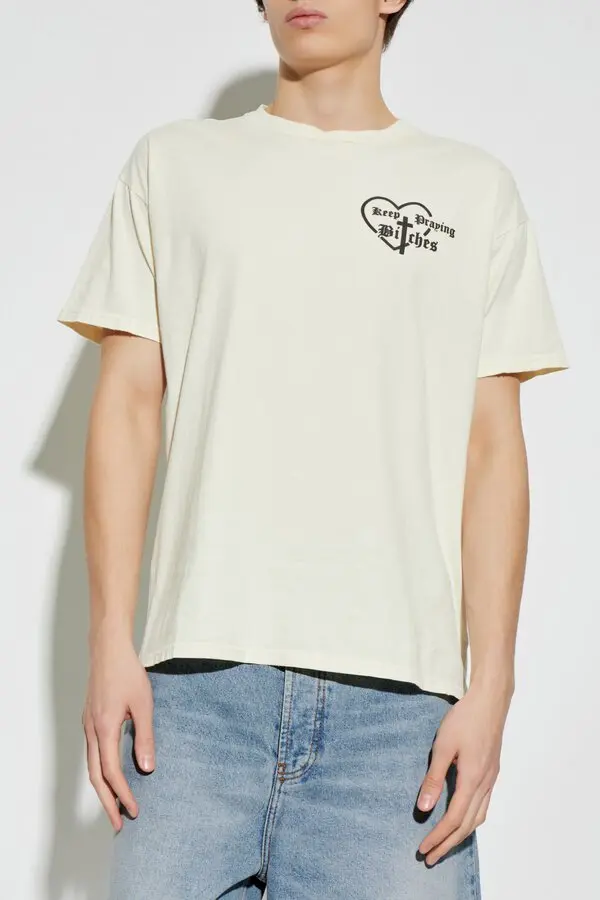 WILLY CHAVARRIA T-shirt With Print - Cream