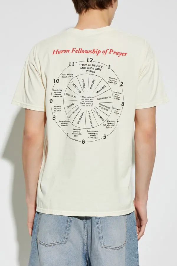 WILLY CHAVARRIA T-shirt With Print - Cream