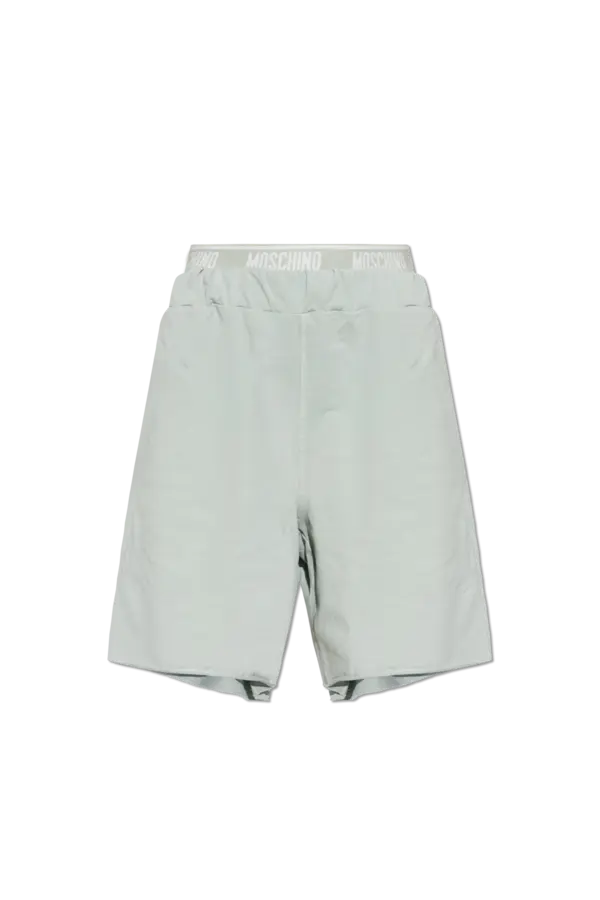 Moschino Logo Shorts - Green