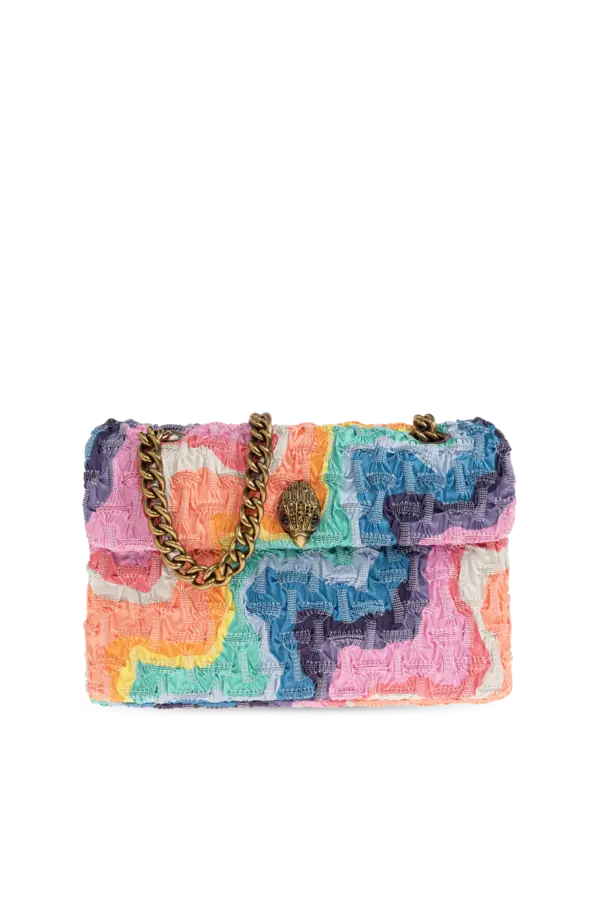 Kurt Geiger Ruched Fabric Kensington Shoulder Bag - Multicolour