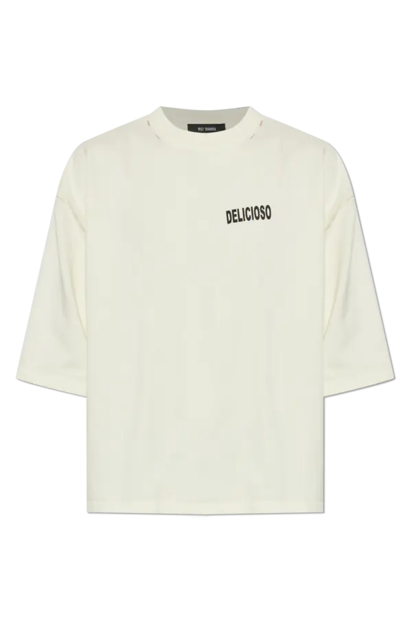 WILLY CHAVARRIA T-shirt With Print - Cream