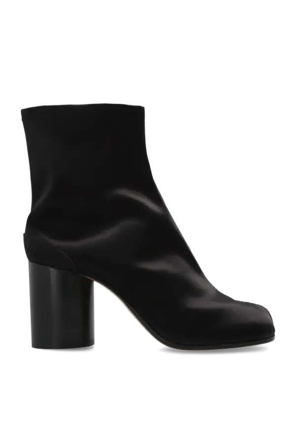 MAISON MARGIELA Heeled Ankle Boots With 'tabi' Cut-out - Black