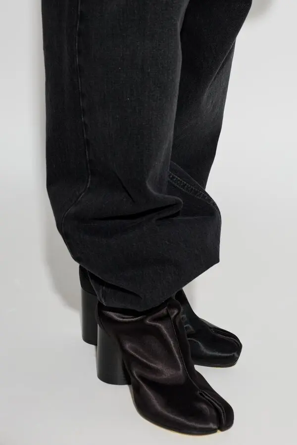 MAISON MARGIELA Heeled Tabi Ankle Boots - Black