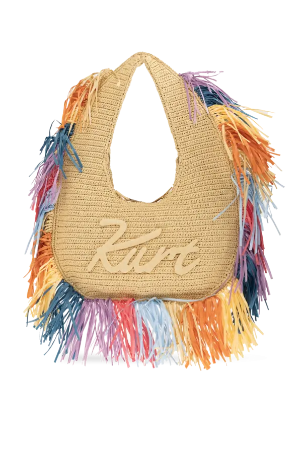 Kurt Geiger Large Hobo Shoulder Bag - Beige