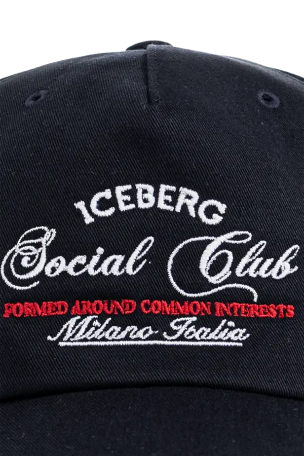 Iceberg Baseball Cap - Navy Blue