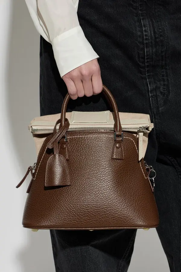 MAISON MARGIELA 5ac Classique Mini Handbag - Brown