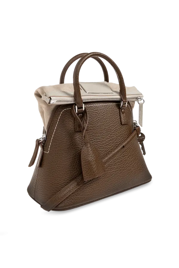 MAISON MARGIELA 5ac Classique Mini Handbag - Brown
