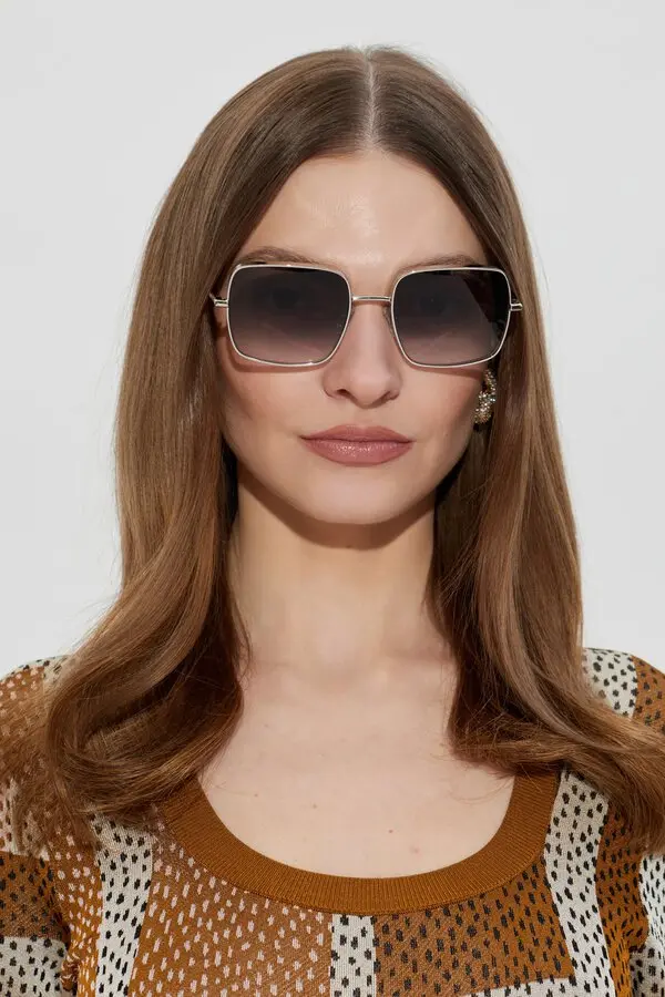 Alexander McQueen Square Frame Sunglasses