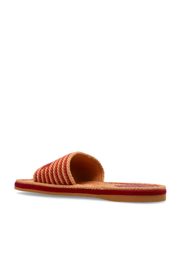 Chloé Sand Slides - Beige