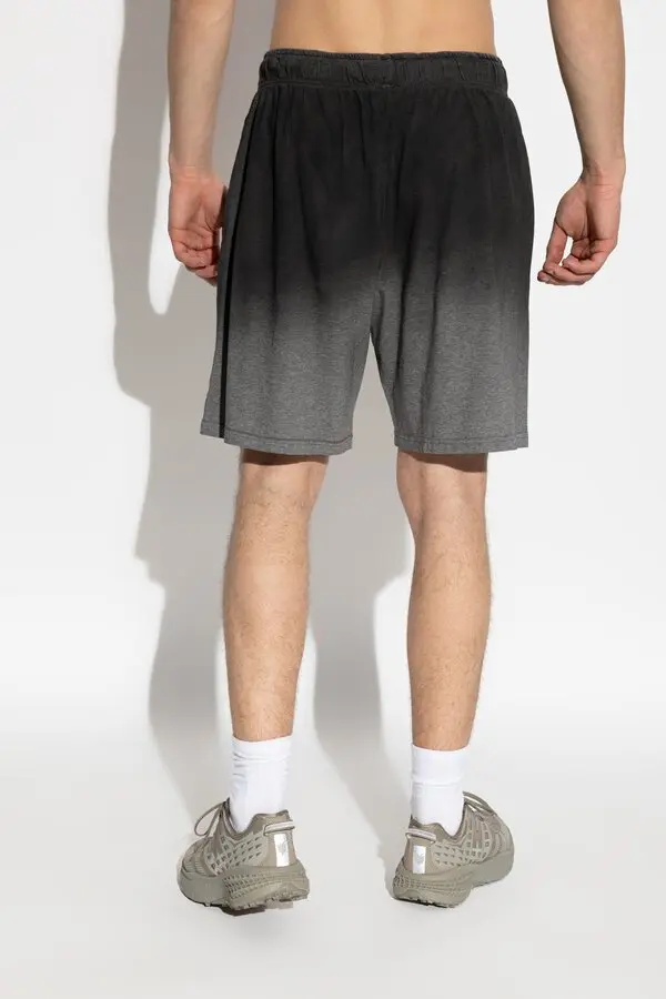 Moschino Cotton Knee Length Shorts - Grey