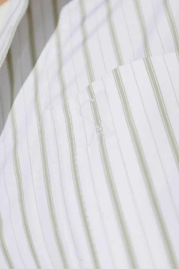 Ami Striped Shirt Dress