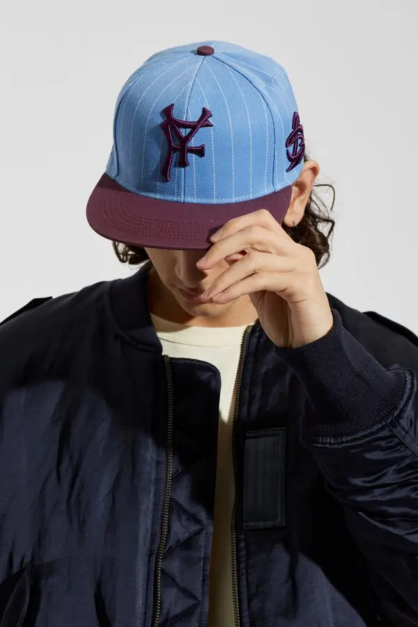 PDF Baseball Cap With Embroidered Details - Blue