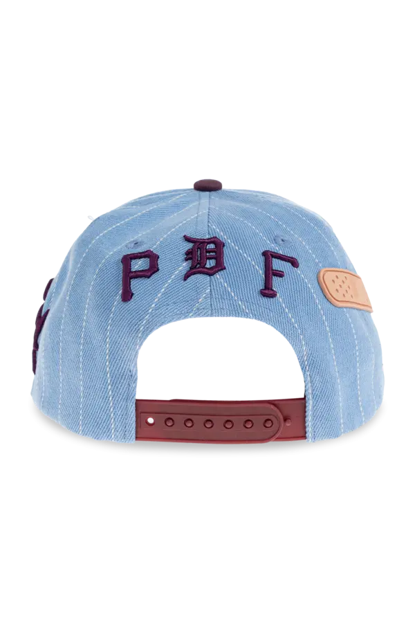 PDF Baseball Cap With Embroidered Details - Blue
