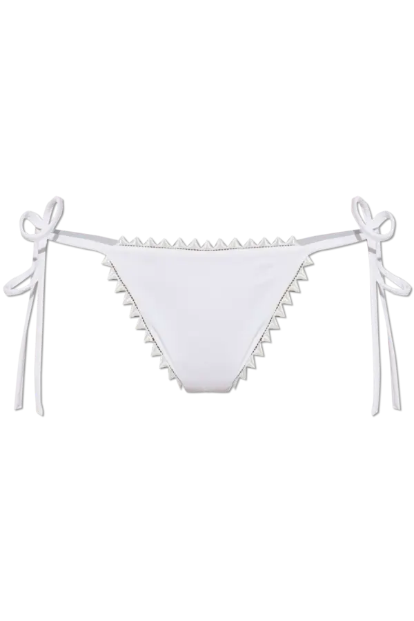 Jacquemus Picot Bikini Bottom - White