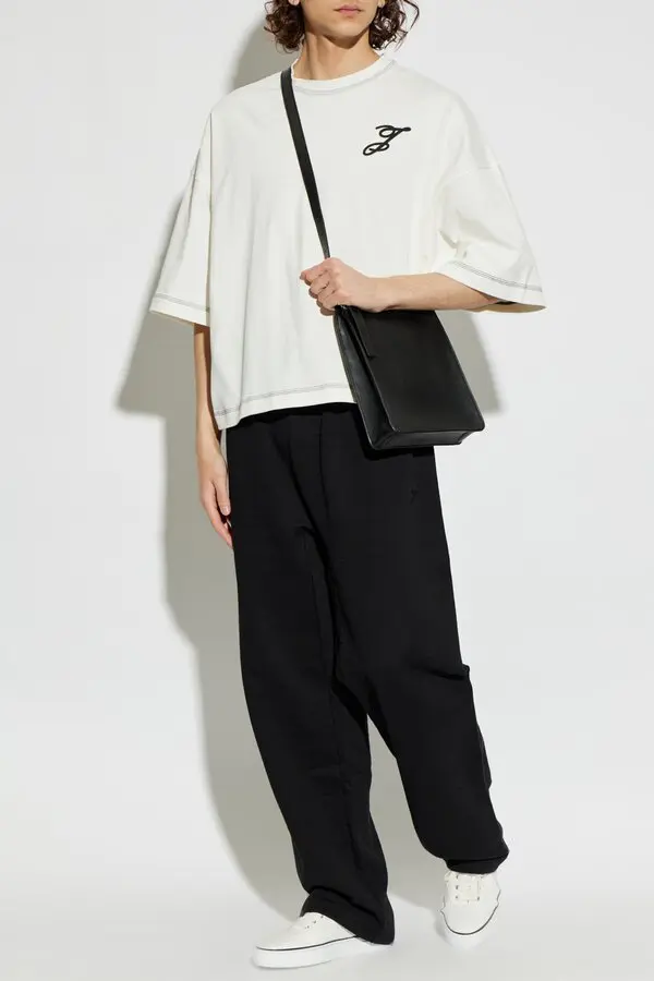 Jacquemus Sweatpants With Embroidered Logo