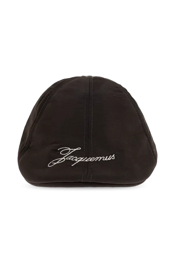 Jacquemus Embroidered Cap - Brown