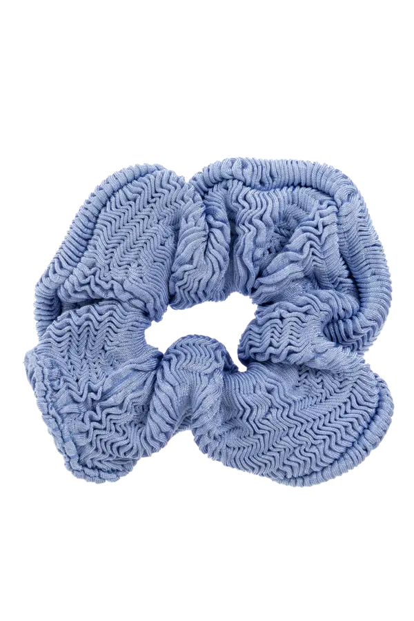 PARAMIDONNA Ruched Scrunchie - Blue