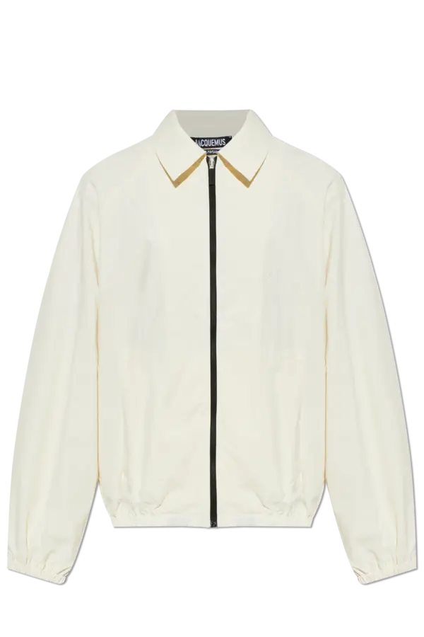 Jacquemus Lightweight Jacket With Classic Collar - Cream