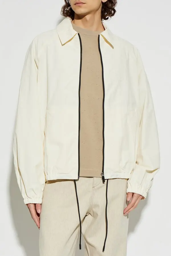Jacquemus Lightweight Jacket With Classic Collar - Cream