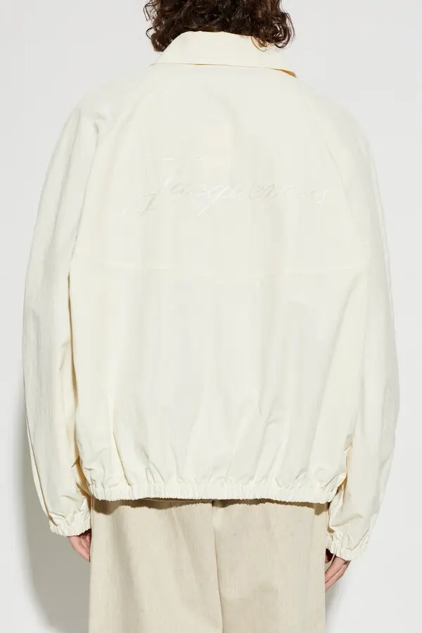 Jacquemus Lightweight Jacket With Classic Collar - Cream
