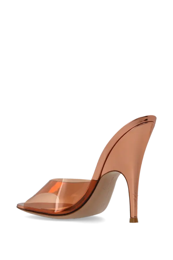 GIANVITO ROSSI Heeled Mules - Brown