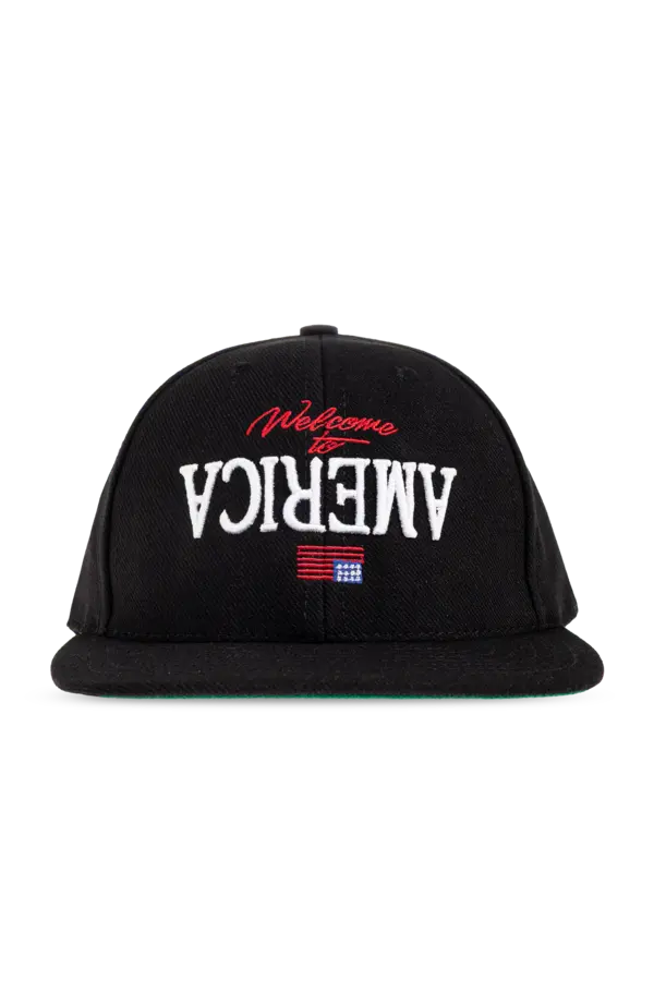 WILLY CHAVARRIA Cap With Visor - Black