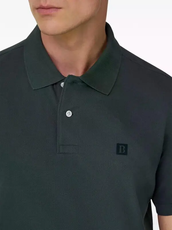 Boggi Milano Logo-detail Polo Shirt - Green
