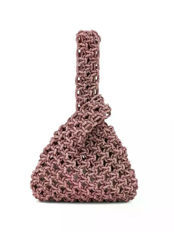 HIBOURAMA Niky Knot-design Clutch - Neutrals