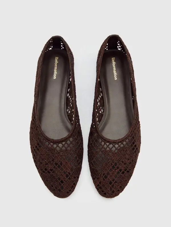 REFORMATION Pillar Flat - Brown