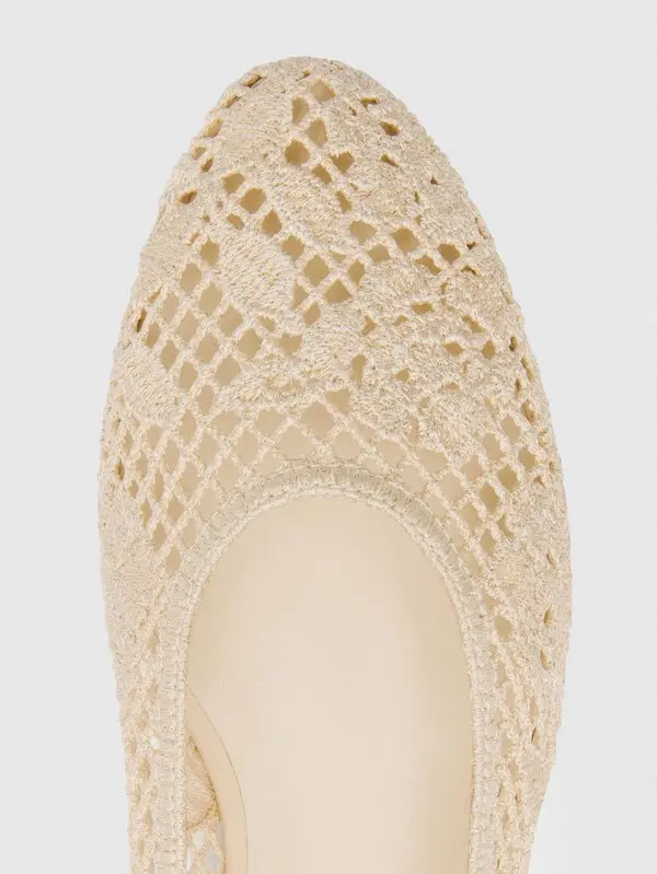 REFORMATION Pillar Flat - Ivory