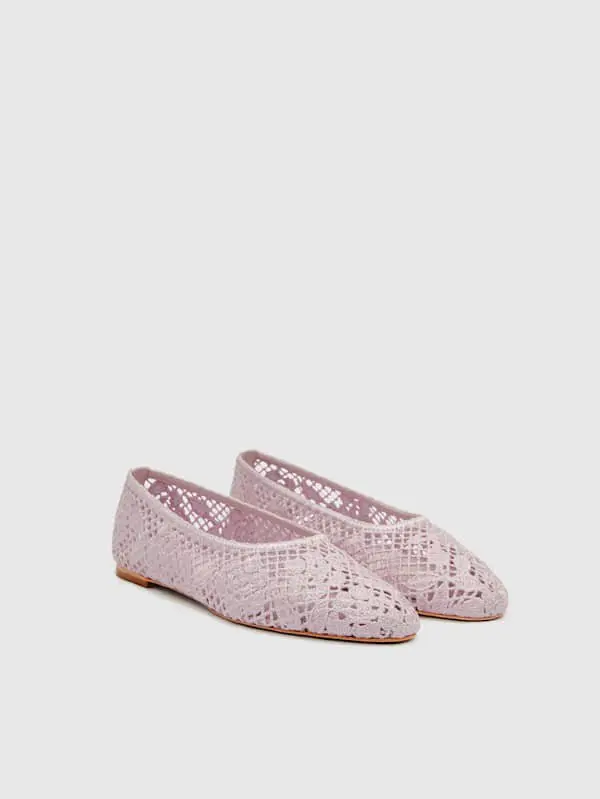 REFORMATION Pillar Flat - Pink