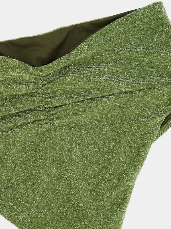 Johanna Ortiz Taita High-rise Bikini Bottom - Green