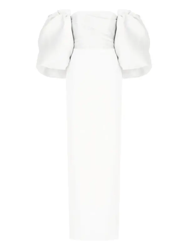 Solace London Floris Maxi Dress - White