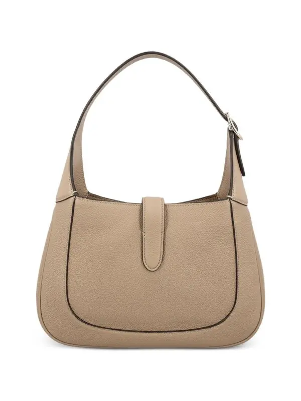Gucci Jackie Medium Leather Shoulder Bag - Grey