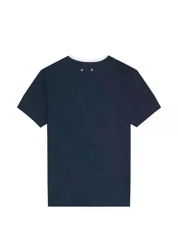 Vilebrequin Contrast-trim Turtle-motif T-shirt