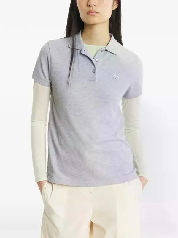 Maison Kitsuné Embroidered Polo Shirt