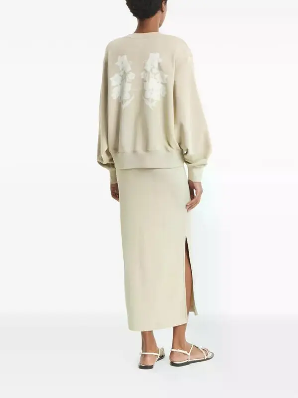 Maison Kitsuné Floral-print Sweatshirt
