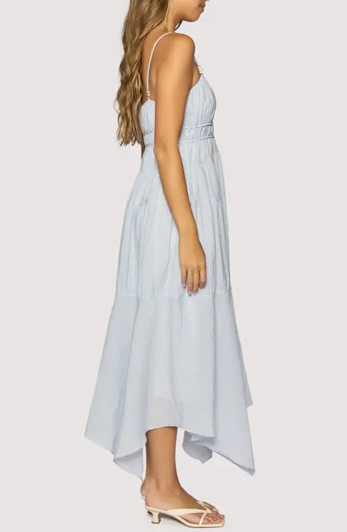 LOST + WANDER Oasis Handkerchief Hem Maxi Dress