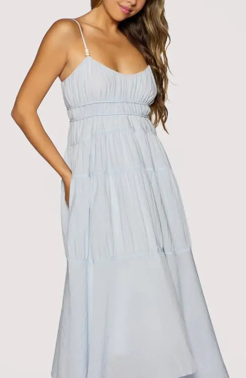 LOST + WANDER Oasis Handkerchief Hem Maxi Dress