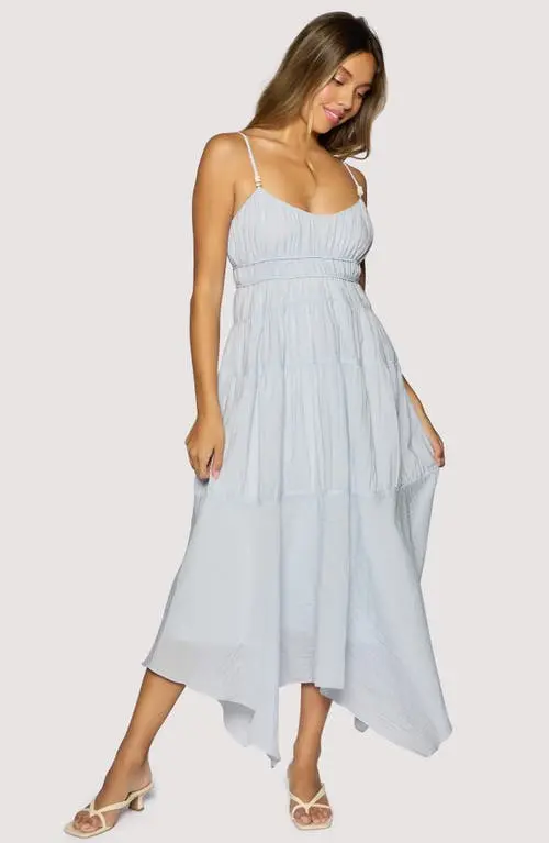 LOST + WANDER Oasis Handkerchief Hem Maxi Dress