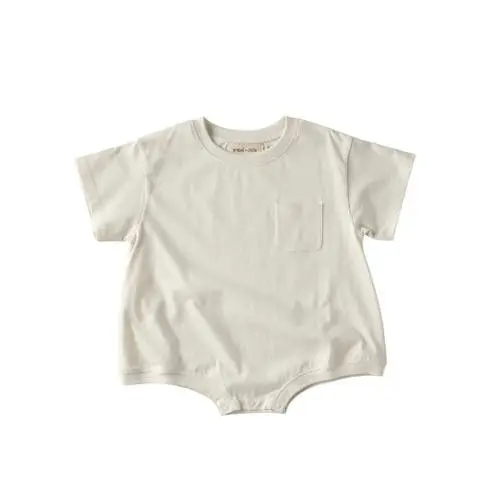 WINNIE + CREW Cory Pocket Romper - Marshmallow