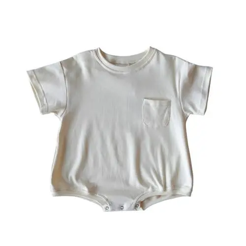 WINNIE + CREW Cory Pocket Romper - Vanilla