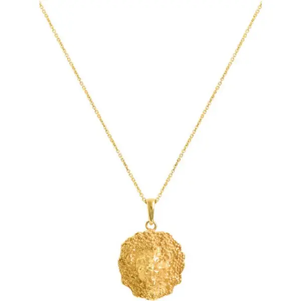 FREYA ROSE Lion Pendant Necklace - Gold