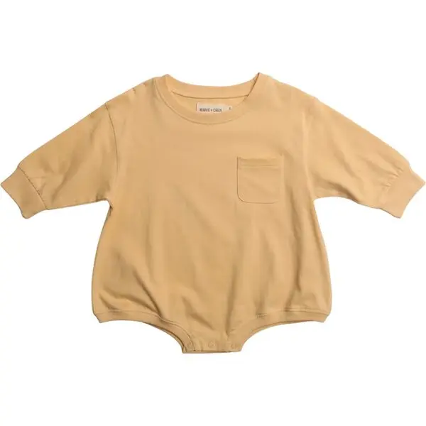 WINNIE + CREW Harley Pocket Romper - Yellow