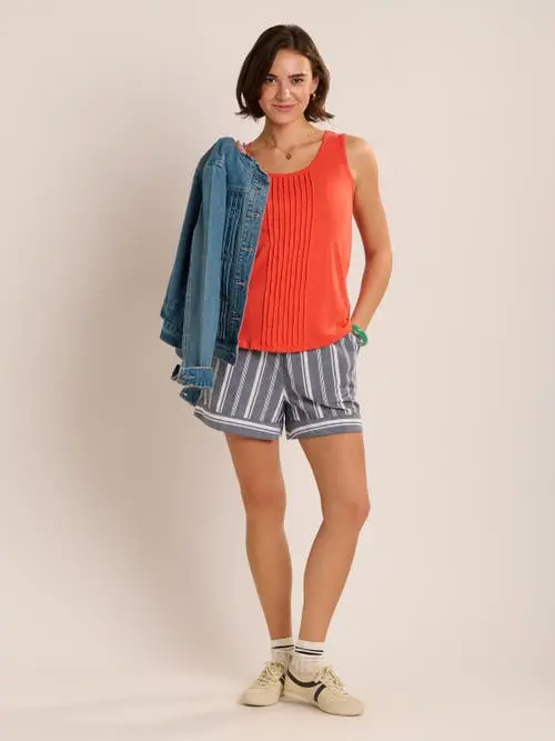BRAKEBURN Lettie Striped Beach Short