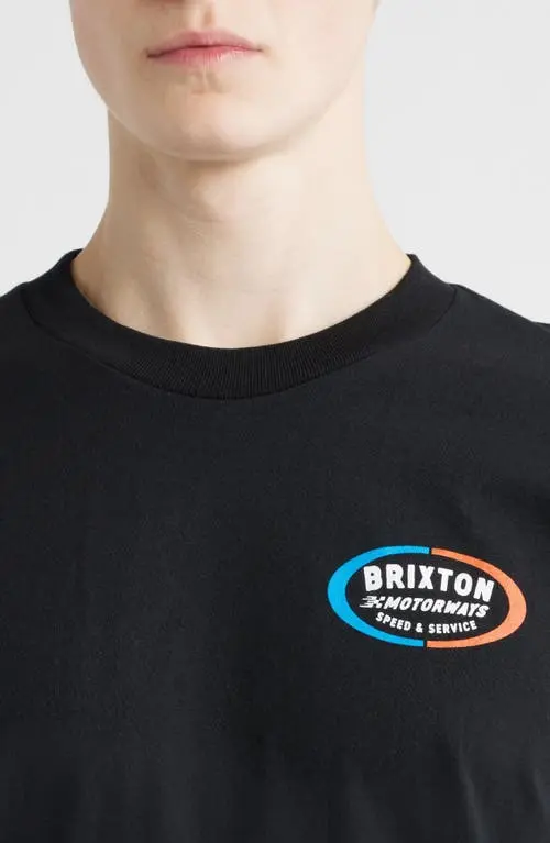 Brixton Rhett Cotton Graphic T-shirt