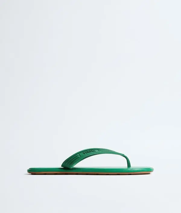 Bottega Veneta Sampieri Thong - Grass Green