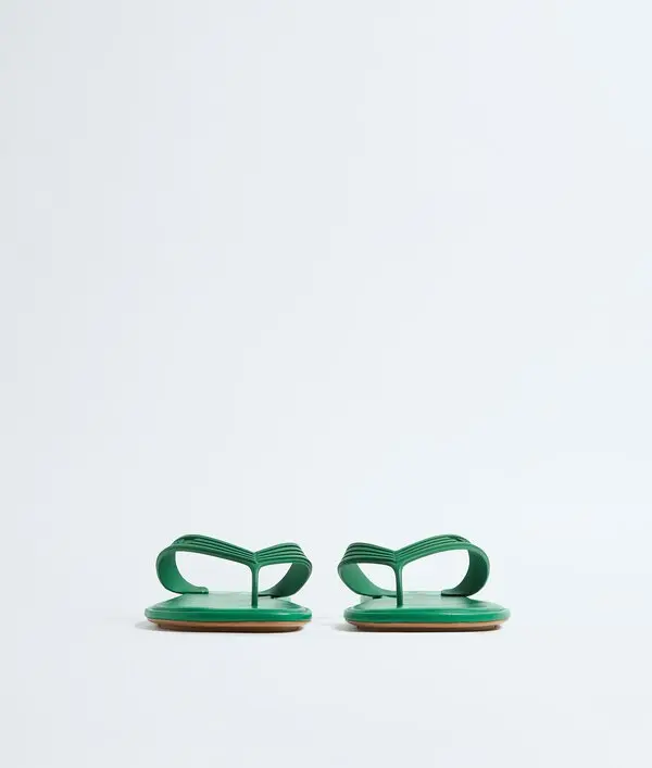 Bottega Veneta Sampieri Thong - Grass Green