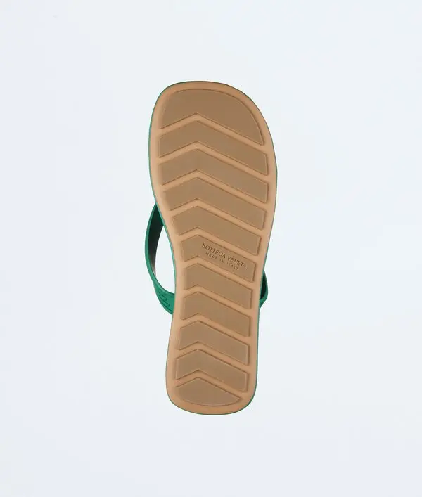Bottega Veneta Sampieri Thong - Grass Green